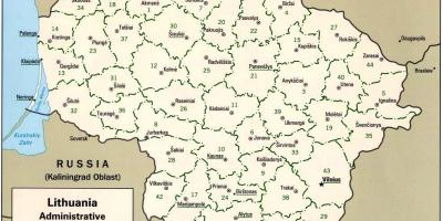 Lietuvos žemėlapis Žemėlapių Lietuvos (Šiaurės) Europa - Europa)